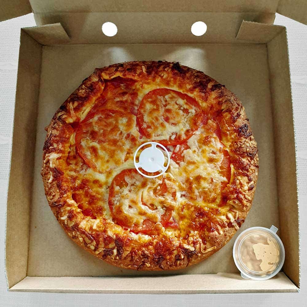 12 Brown Kraft Corrugated Pizza Boxes