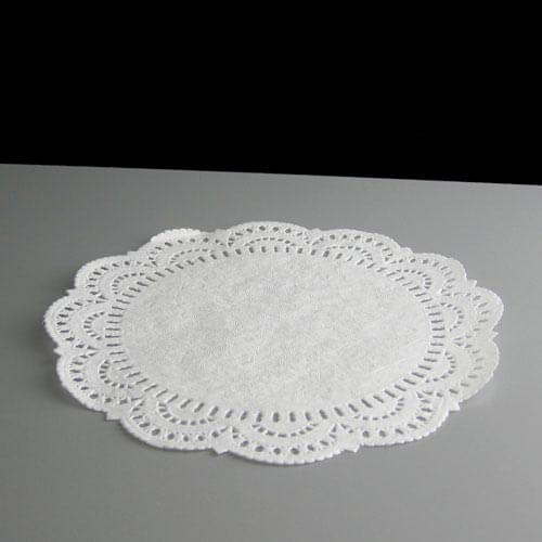 Round White Paper Doyley 7 1/2 Inches