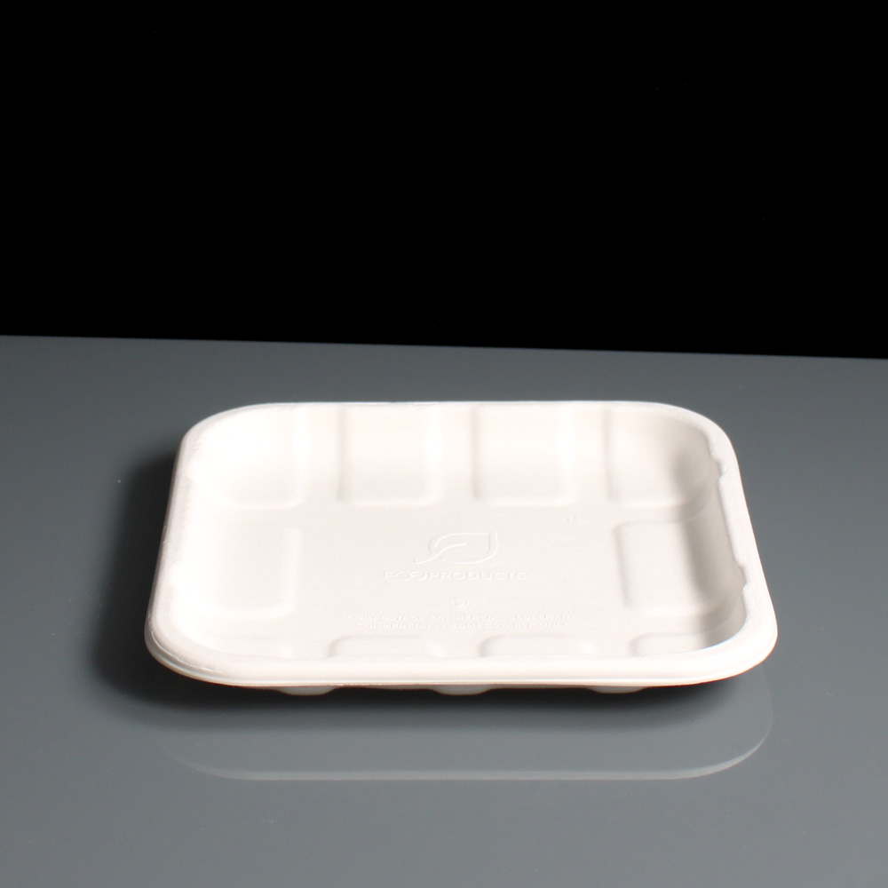 No. 1S Compostable Bagasse Meat Tray