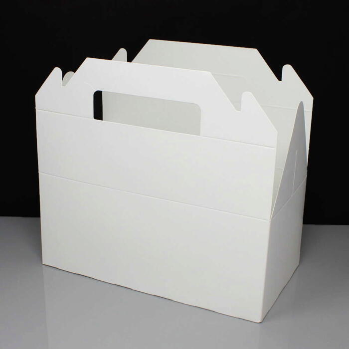 Colpac Small White Handled Food Carry Out Box