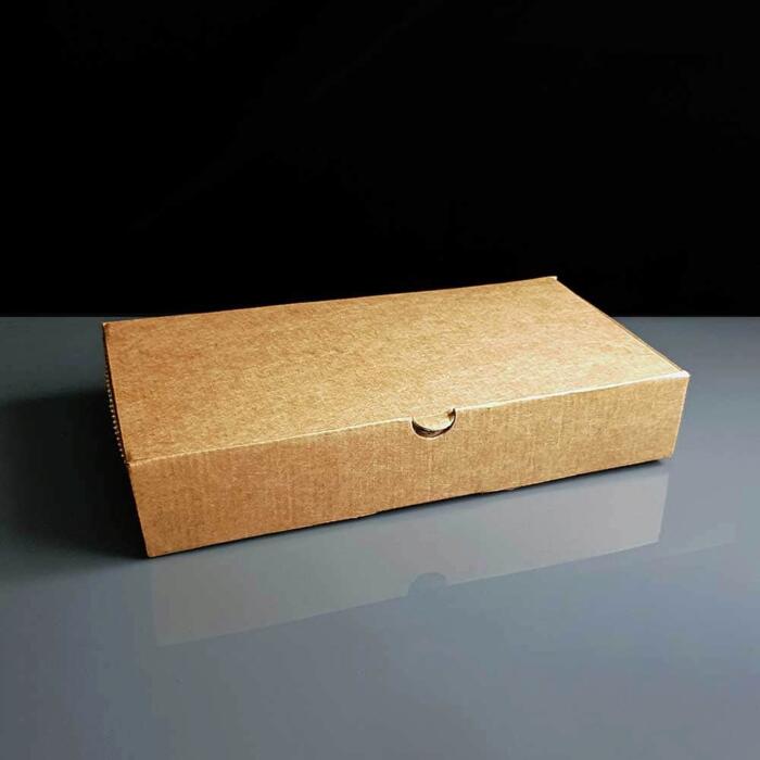 11 x 6 inch Kraft Brown Corrugated Chip Boxes