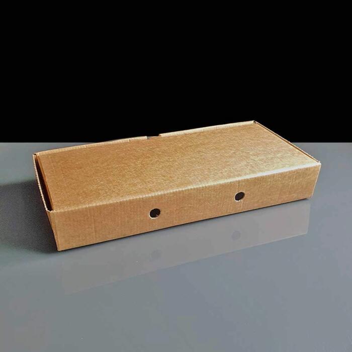 13 x 6 inch Kraft Brown Corrugated Chip Boxes