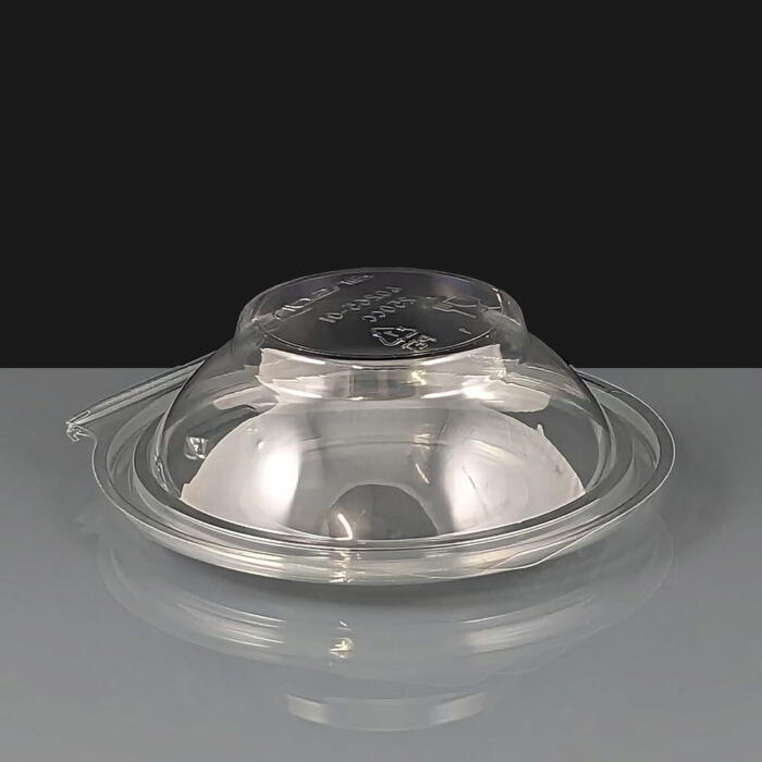250cc Lidded Contour Plastic Salad Bowl Packaging