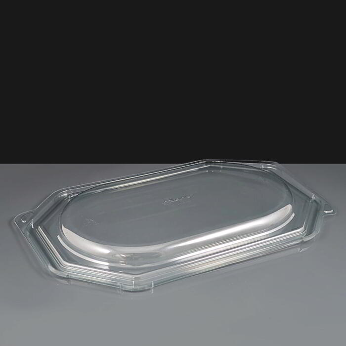 Small Octagonal Clear Sandwich Platter Bases