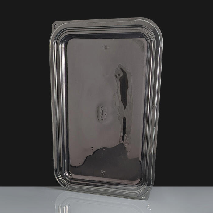 Large Clear ANSON Rectangular Sandwich Platter Base