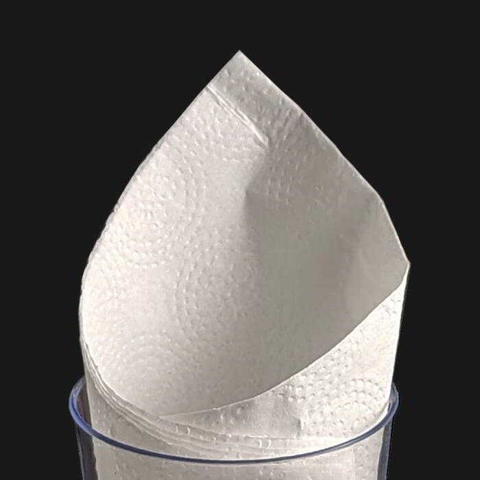 Single Ply Economy White Napkins Serviettes