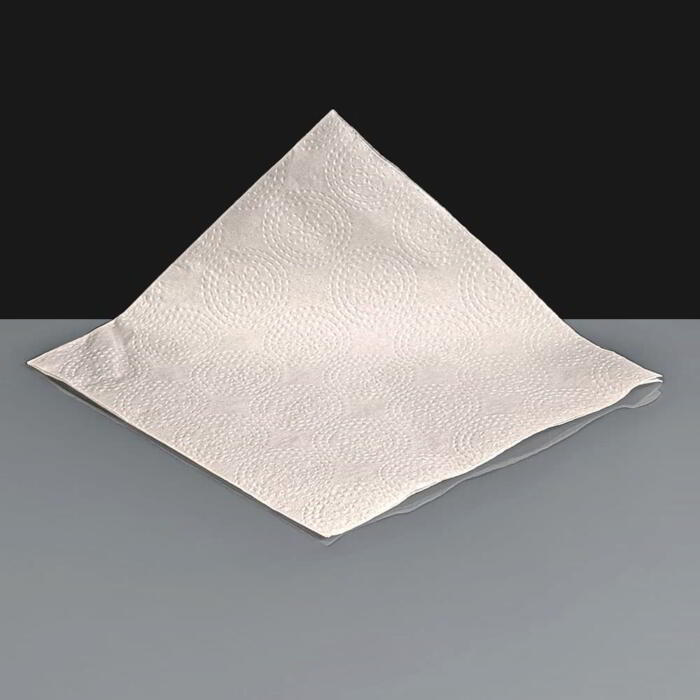 Single Ply Economy White Napkins Serviettes
