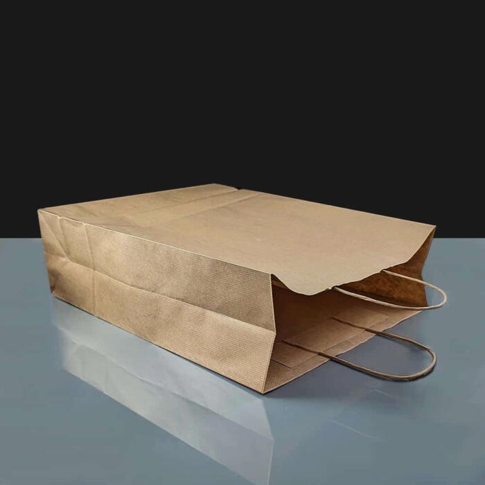 Twisted Handle Kraft Brown Paper Bag 32x41cm | Cater 4 You