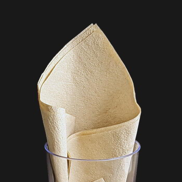 Happy Tree Single Ply Recycled Kraft Paper Napkins