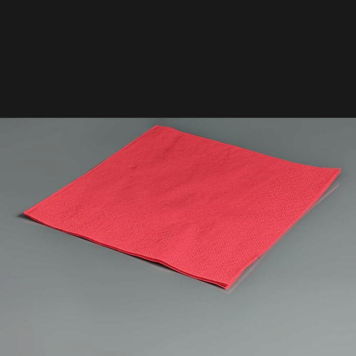 2 Ply Red Paper Napkins | 32cm Red Serviettes