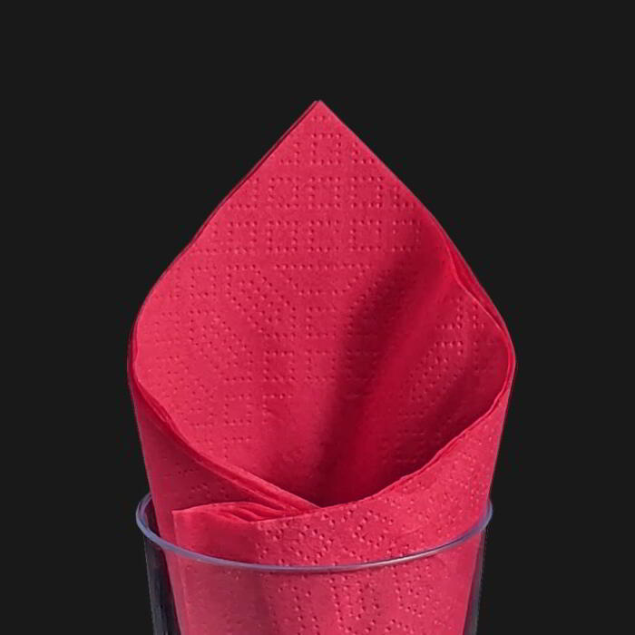 2 Ply Red Paper Napkins | 32cm Red Serviettes