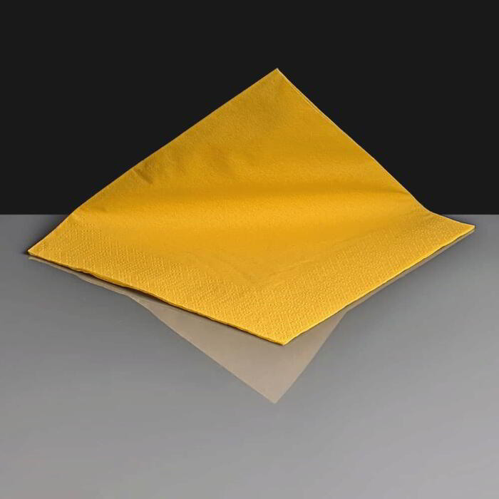 Yellow 2 Ply Paper Napkins 32cm