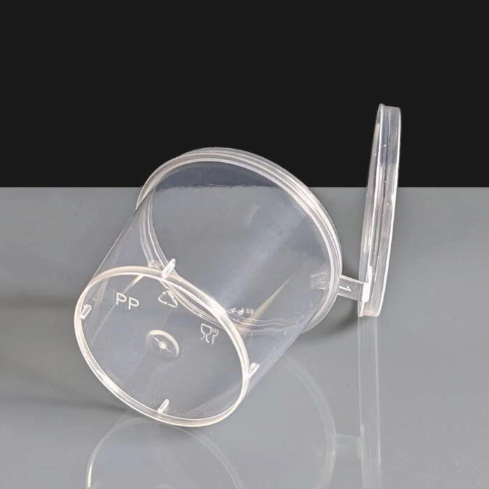 Clear 1oz / 28.5ml Hinged Deli Pots