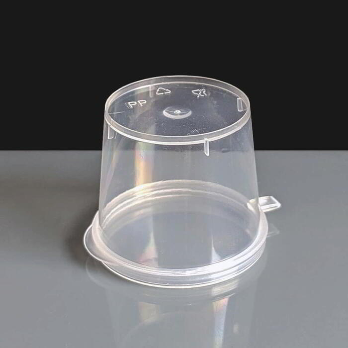 Clear 1oz / 28.5ml Hinged Deli Pots