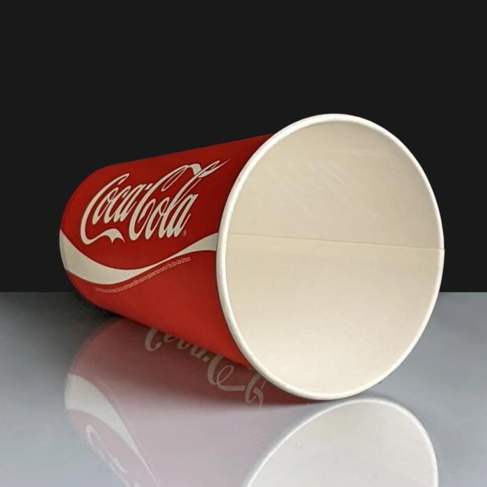 12oz Red Coca Cola Paper Drinking Cups