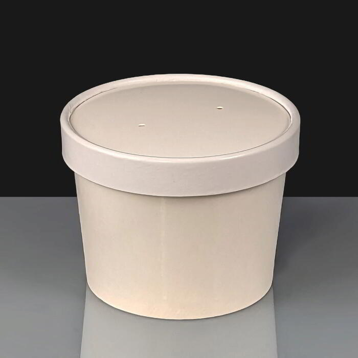 12oz H/D Paper Soup Containers | Fridge and Freezer Safe