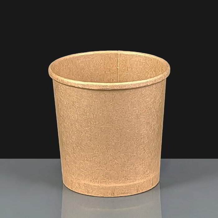 16oz Brown Paper Soup Containers | Fridge and Freezer Safe
