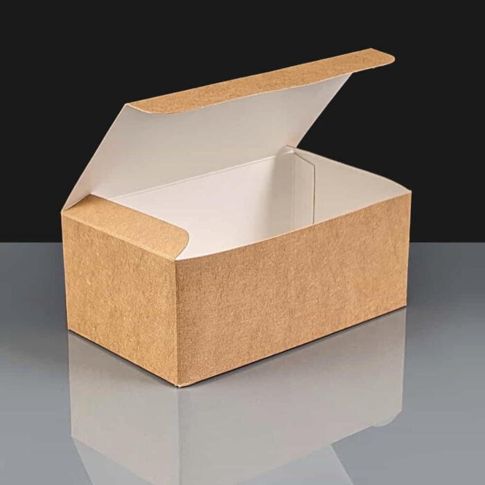Kraft Brown Compostable Small Chicken Box 145 x 85 x 60