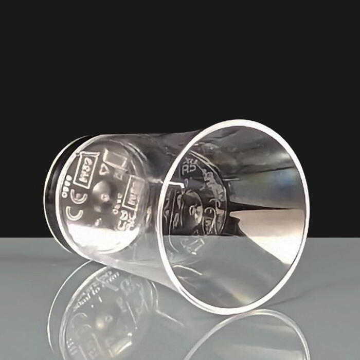 Clear 50ml Reusable Plastic Shot Glasses CE Stamped
