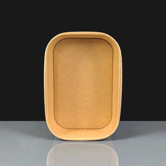750cc Cardboard Rectangular Salad Bowl