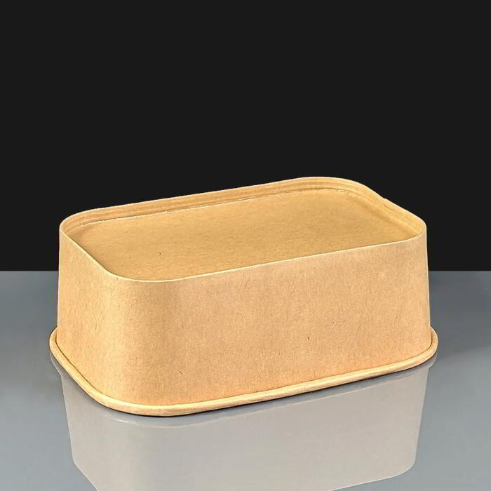 750cc Cardboard Rectangular Salad Bowl