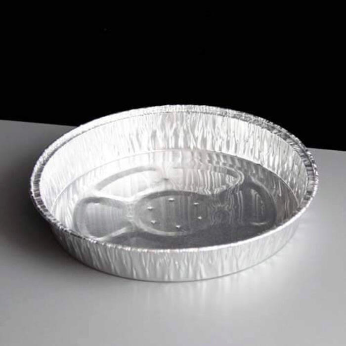 152mm Round Flan Foil Container - Rolled Edge