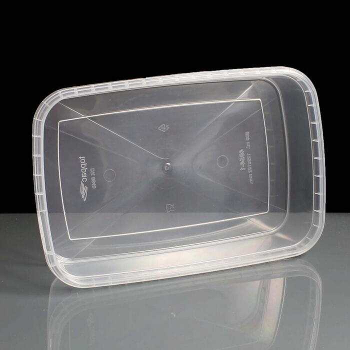 800ml Rectangular Tamper Evident Container and Lids