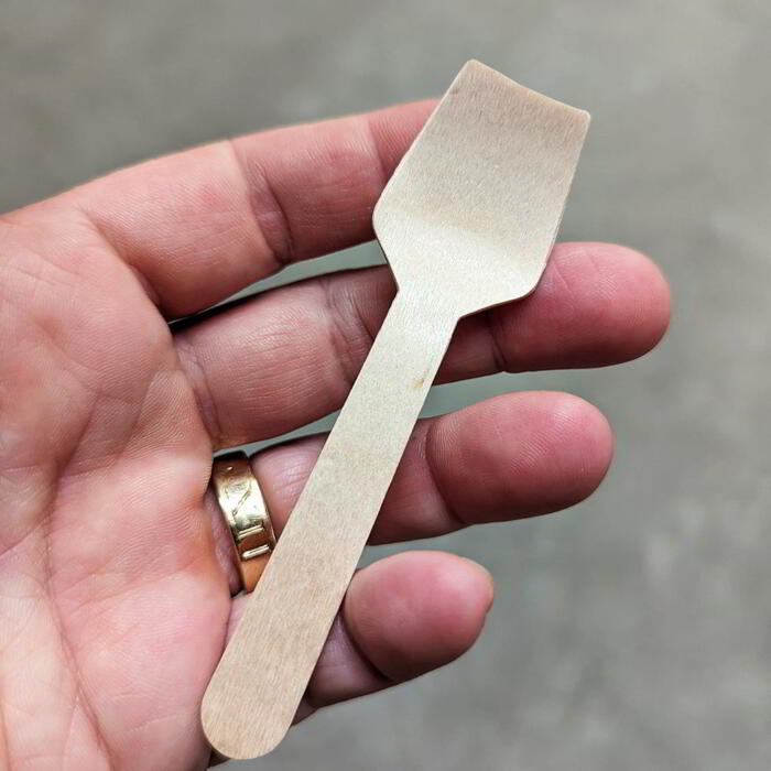 Wooden Ice Cream Spades for Take Away Ice Cream Pots