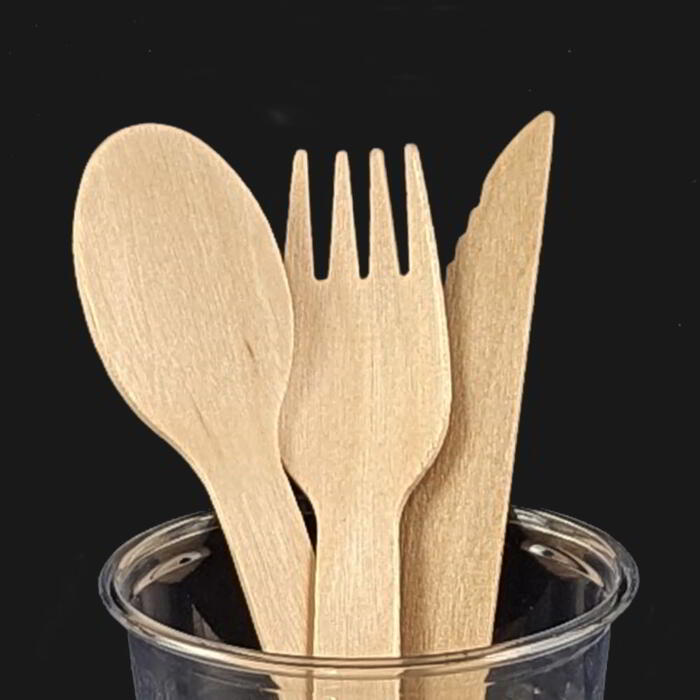 Wooden Cutlery Set 3 in 1 | Knife, Fork and Spoon