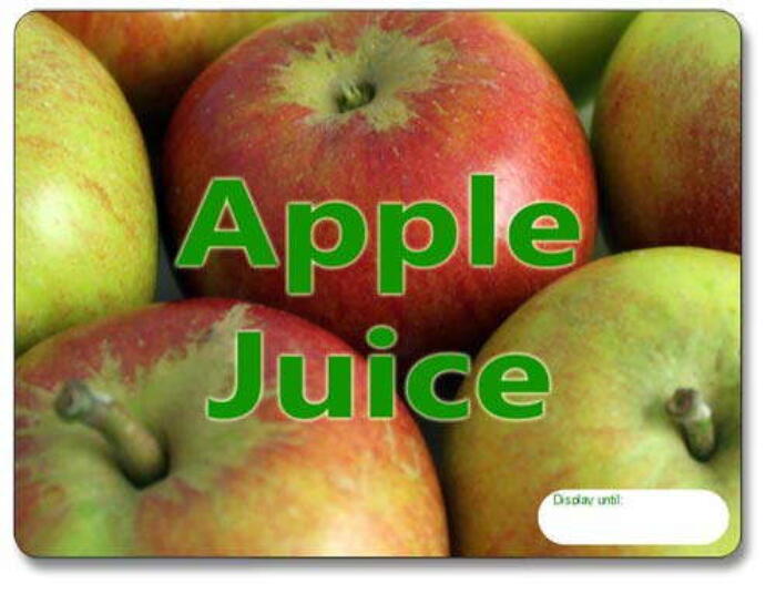 Apple Juice Labels for Juice Bottles