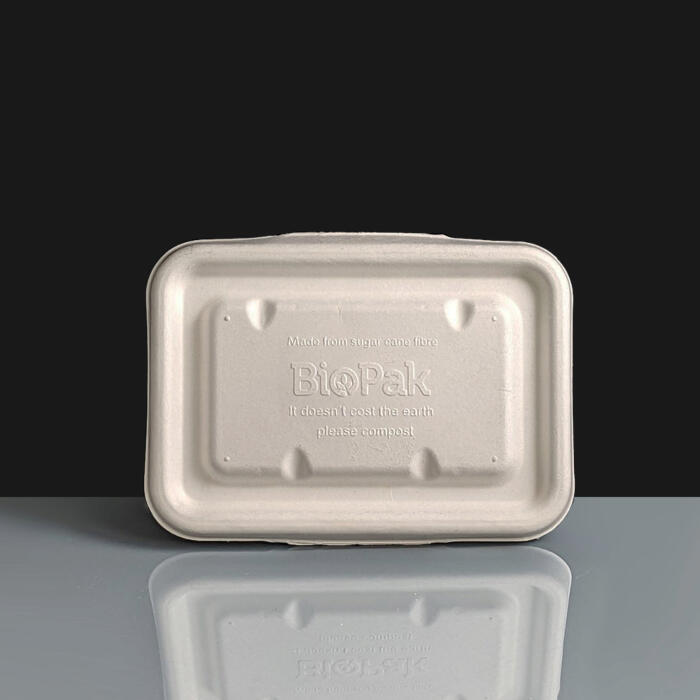 White BioCane Lid for 500/600ml Takeaway Containers