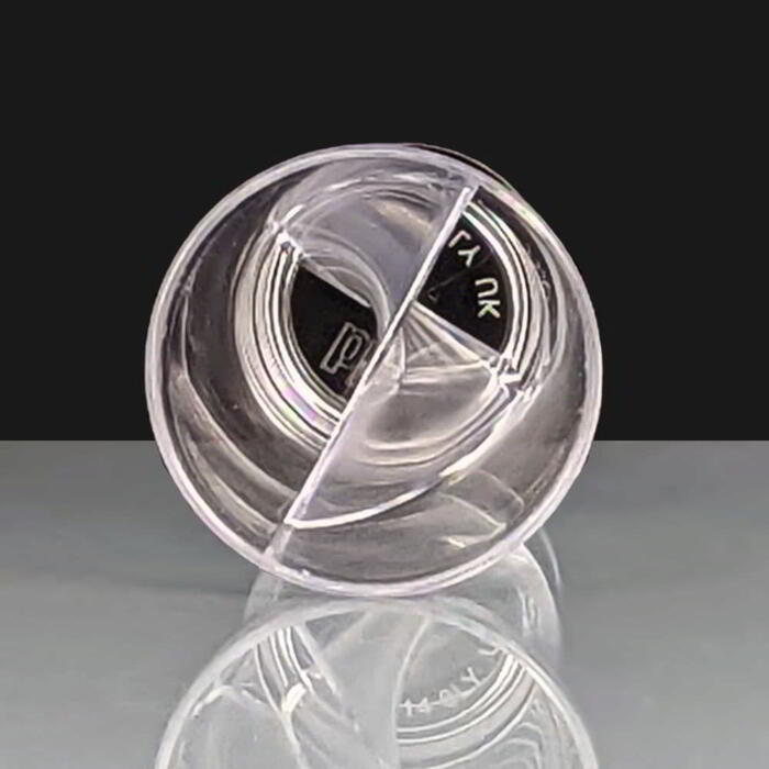 Clear 30ml Reusable Twister Plastic Shot Glasses CE