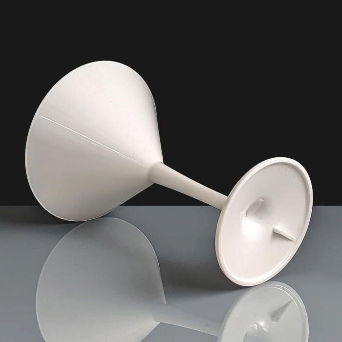 BBP097 White Polycarbonate Plastic Martini Glasses