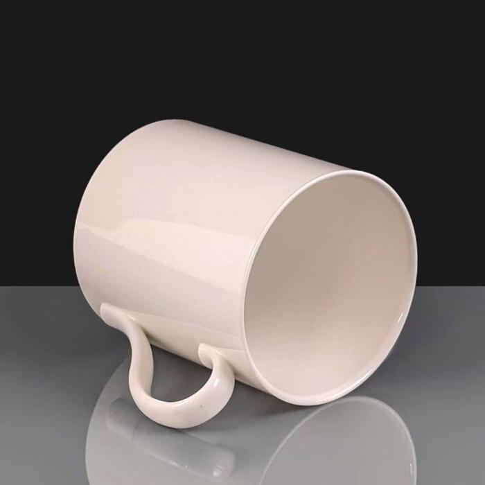 White Unbreakable Plastic 12oz Coffee and Tea Mugs