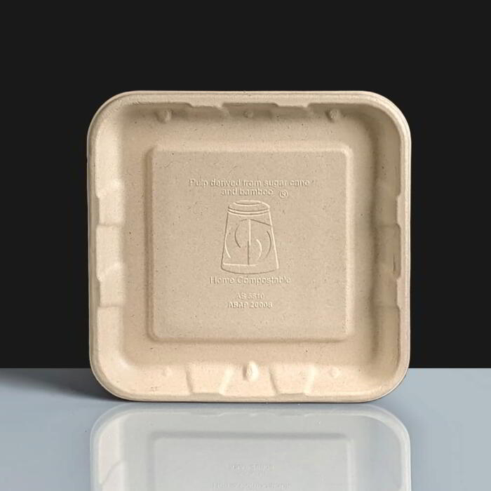 Natural BioCane Produce Tray 5x5 Inch | Biopak