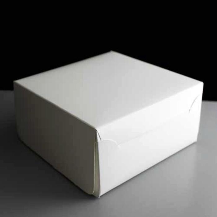 6x6x3" White Folding Cake Box | Pack of 250 | Cater 4 You