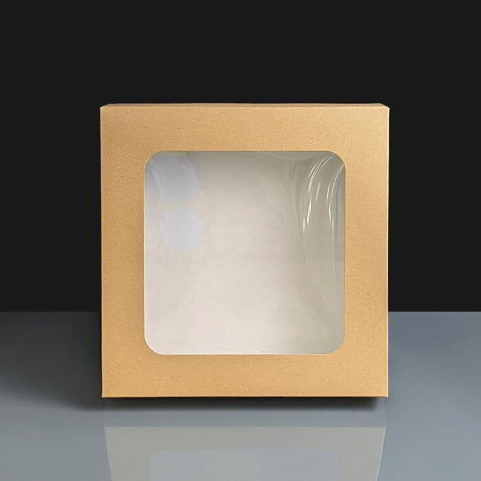 Krraft Cake Box With Window 8 x 8 x 1.5 (100)