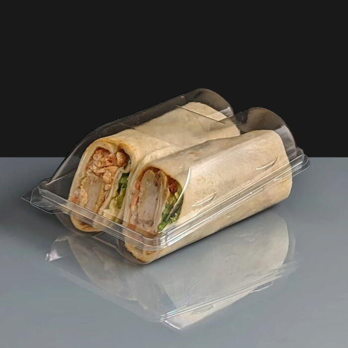 Plastic Tortilla Wrap Container (Box of 320)