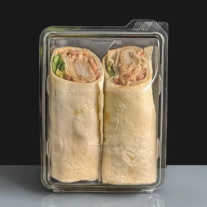 Plastic Tortilla Wrap Container (Box of 320)