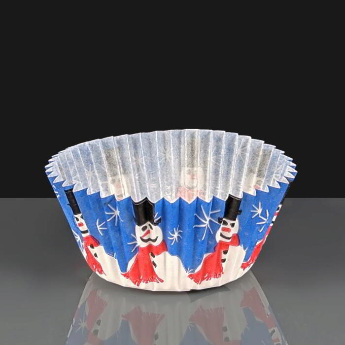 Pack of 32 Snowman Christmas Cupcake Cases