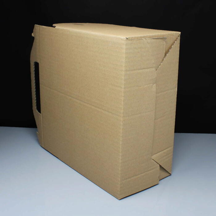 Large Corrugated Carry Box / Handled Lunch Box