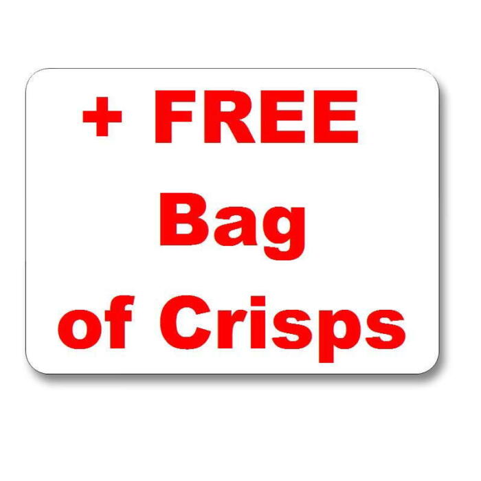 Custom / Bespoke Printed Flash Food Label (100)