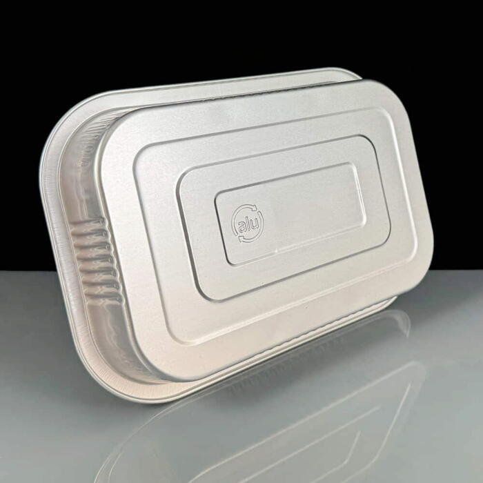Smoothwall Foil Trays For Film Sealing 220 x 150 x 33mm