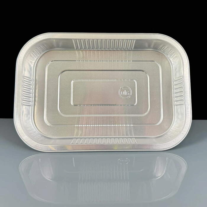 Smoothwall Foil Trays For Film Sealing 220 x 150 x 33mm