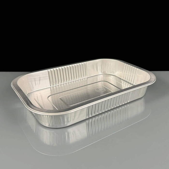 Smoothwall Foil Trays For Film Sealing 220 x 150 x 33mm