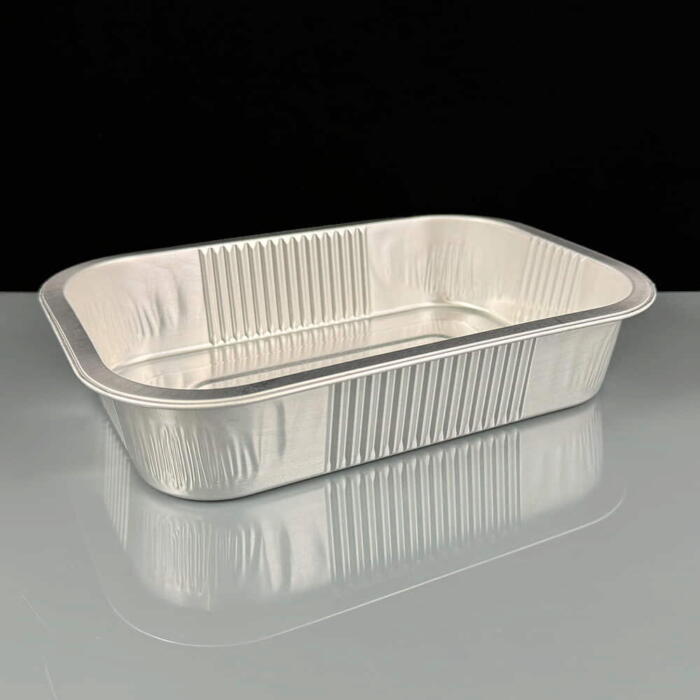 Heat Seal Aluminium Foil Tray 220 x 150 x 44mm