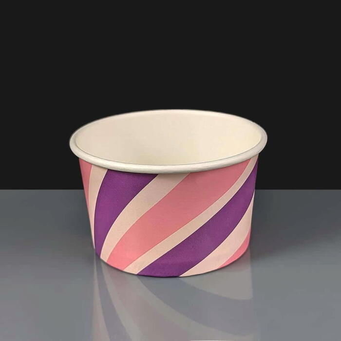 6oz Paper Ice Cream Container Go-Chill Design