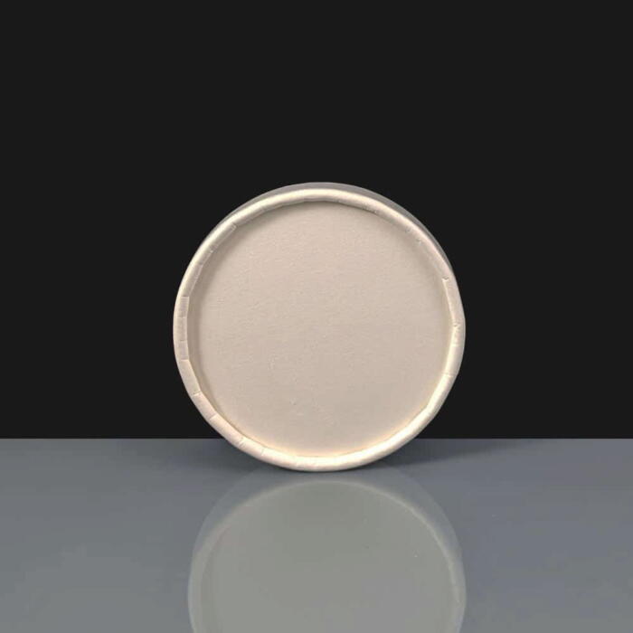 Paper Lid for 4oz Paper Ice Cream Container Go-Chill Design