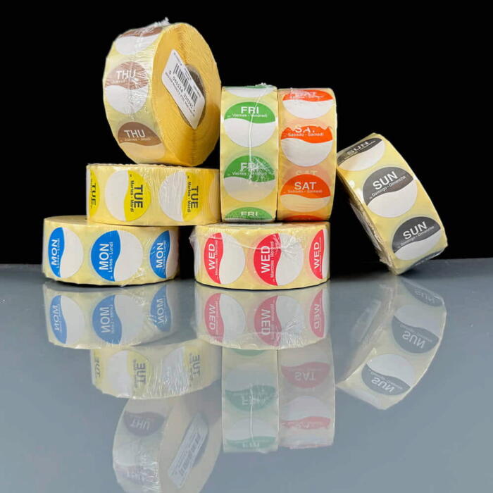 Daymark Permanent Day of the Week Catering Labels