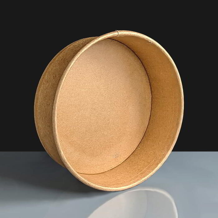 500cc Round Kraft Salad Bowl | Optional Lids
